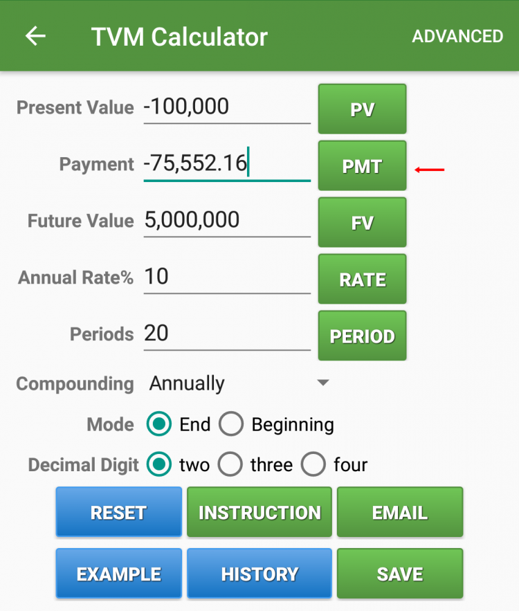 วางแผนการเงินพื้นฐานด้วย TVM Calculator - กัลยาณมิตรทางการเงิน